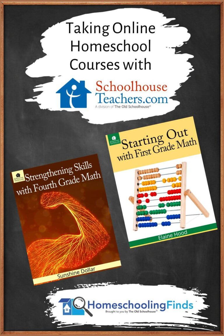 Taking Online Homeschool Courses with SchoolhouseTeachers.com ...