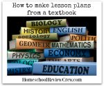 How To Make Lesson Plans From A Textbook - HomeschoolingFinds.com