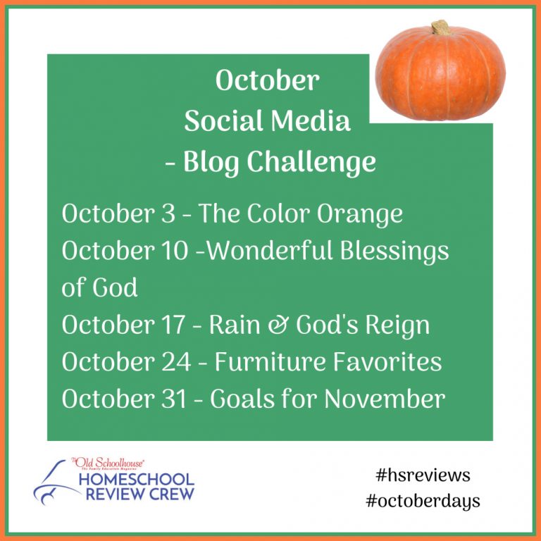The Color Orange {October Challenge Week One} - HomeschoolingFinds.com