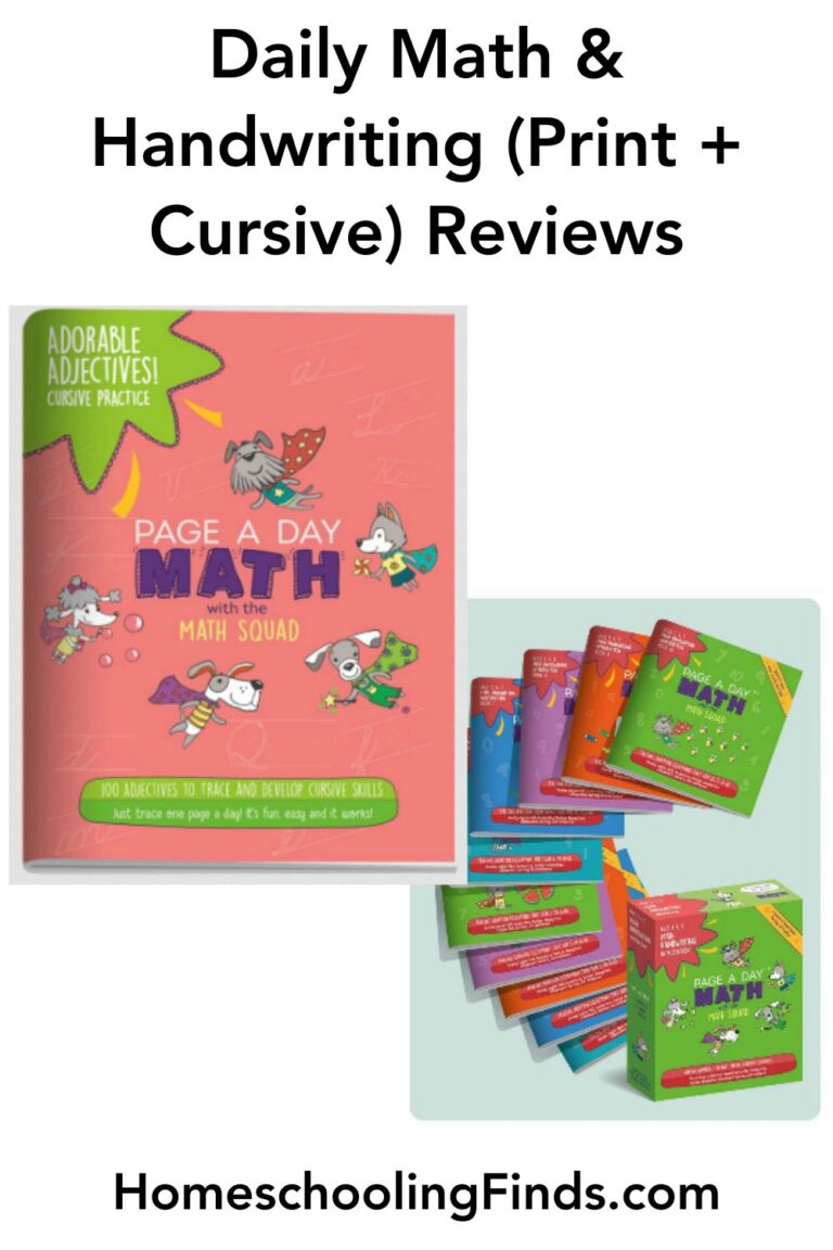 Daily Math & Handwriting (Print + Cursive) Reviews - HomeschoolingFinds.com