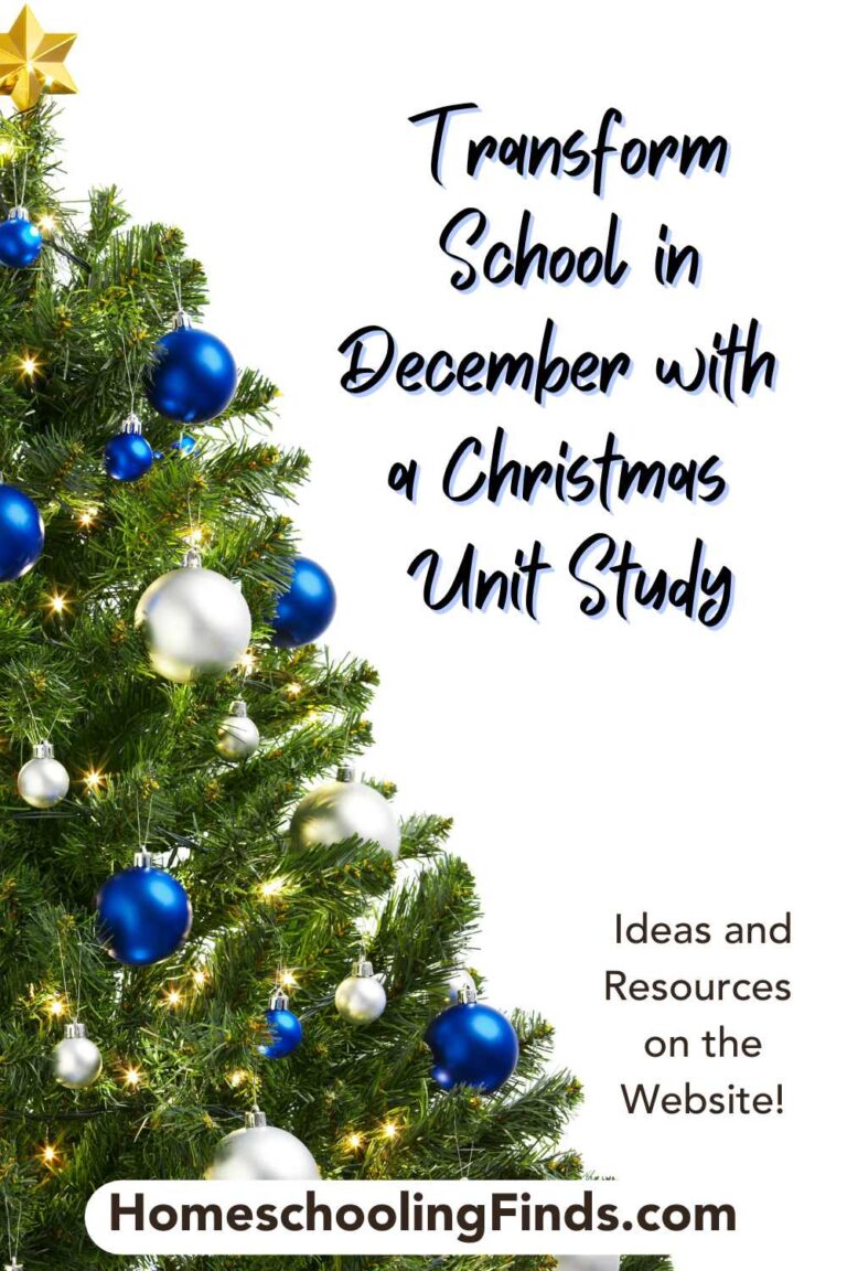 Transform School in December with a Christmas Unit Study ...