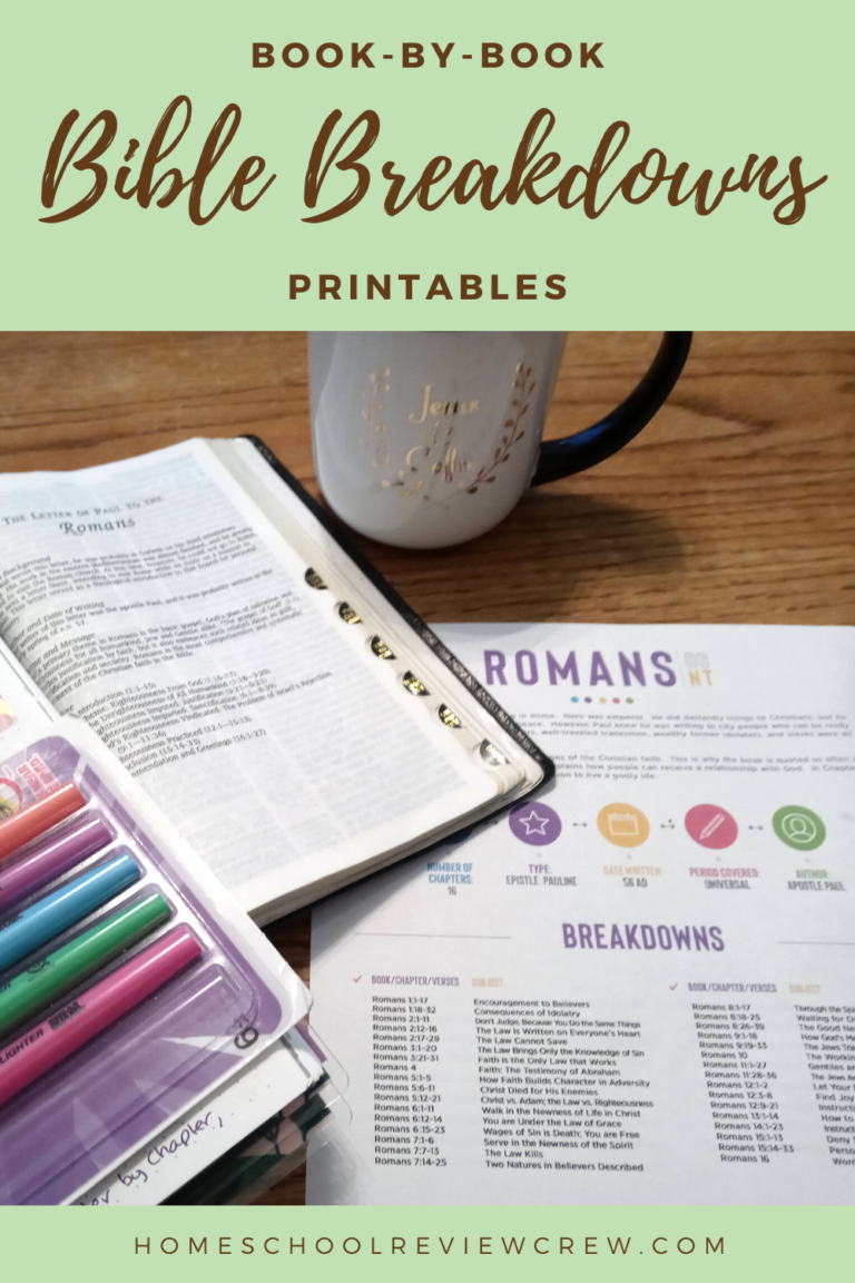 Book-by-Book Bible Breakdowns Printable Bible Study Tools