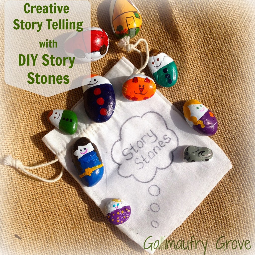 Creative Story Telling with DIY Story Stones - HomeschoolingFinds.com